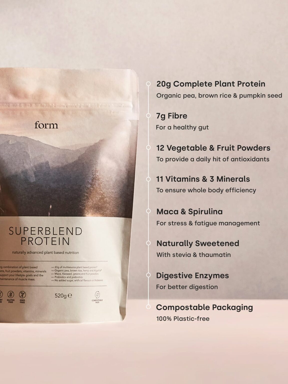 Vegan Protein Powder | Superblend Protein | By Form®