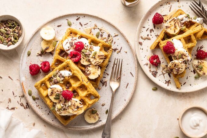 Banoffee Protein Waffles - Form
